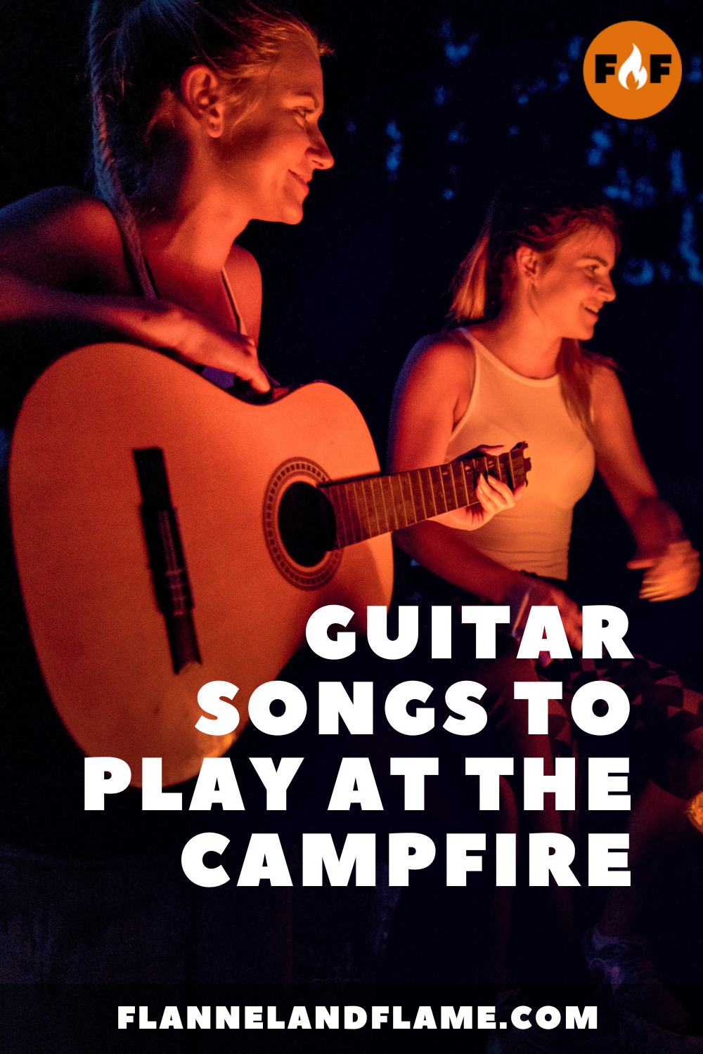 10 Easy Guitar Songs to Play Around the Campfire - Flannel & Flame