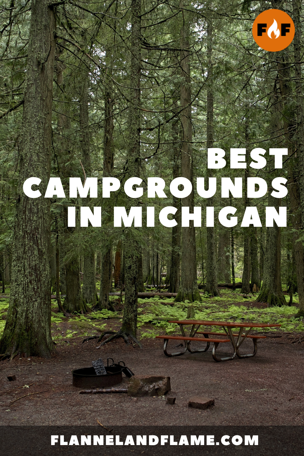 Best Campgrounds in Michigan - Flannel & Flame